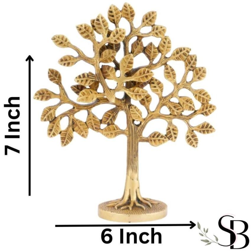 Kalpavriksha Tree Sculpture Symbol of Fulfillment - ShubhBrass
